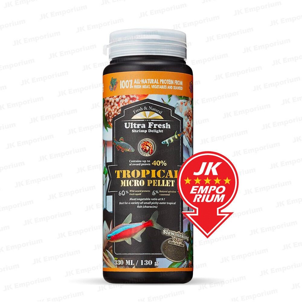 Azoo Ultra Fresh Tropical Micro Pellet For Small Picky-Eater Tropical ...