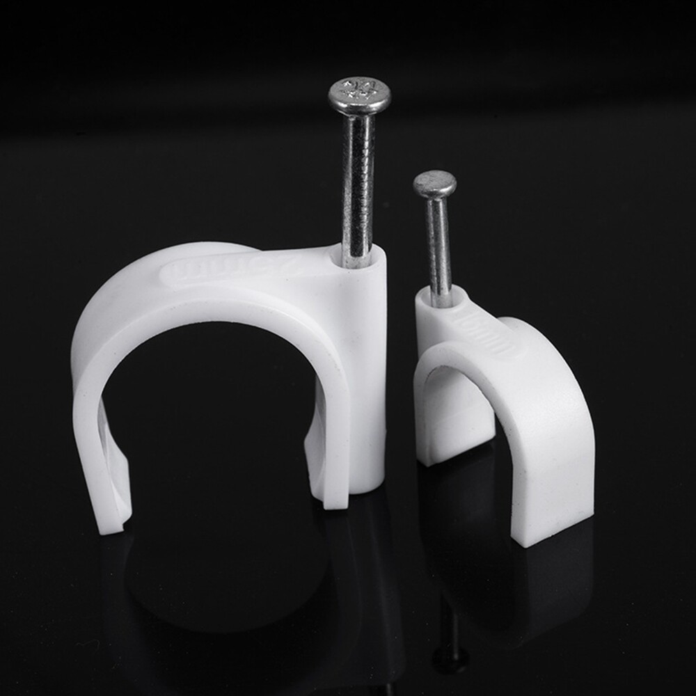 VGFD 100ชิ้นถุงพลาสติกปรับปรุงบ้านพร้อมอุปกรณ์เดินสายเล็บหมุดยึดสาย ...