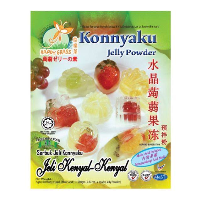 HAPPY GRASS KONNYAKU JELLY POWDER ORIGINAL FLAVOUR 280G | Lazada