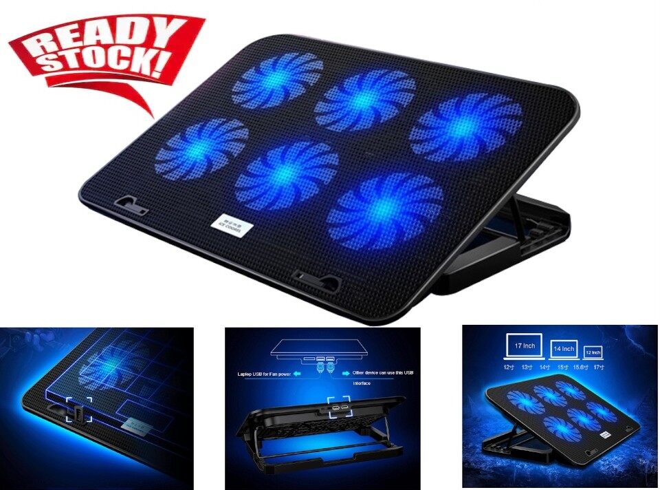 ~SHIP FROM KL~ RGB Laptop Cooler / Cooling Fan Laptop / USB Fan Laptop ...