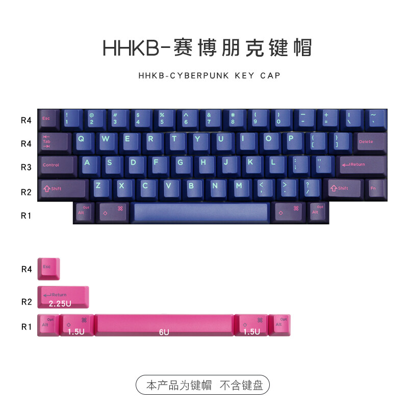 Domikey Cyberpunk HHKB PRO2 TYPES Static Capacitance Keyboard Special ...