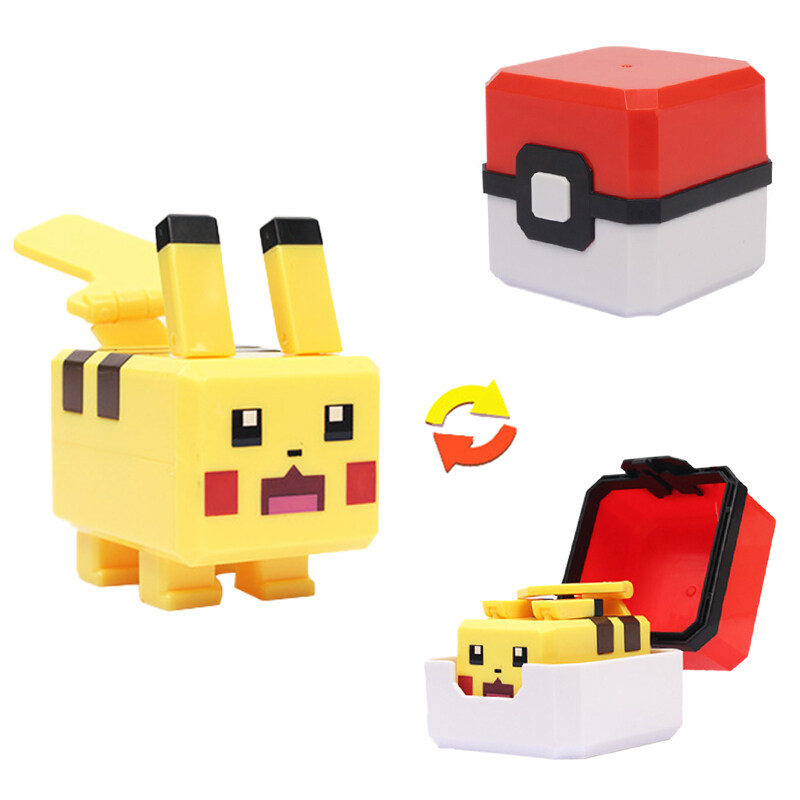 Fast Shipping Pokémon Pikachu Adventure Deformation Fit Set 4 Styles ...