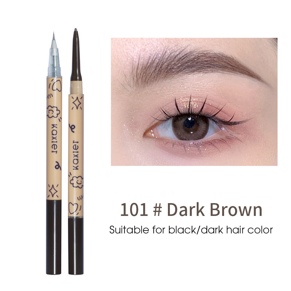 24H Long Lasting Eyebrow Tattoo Waterproof Eyebrow Pencil + Solid ...