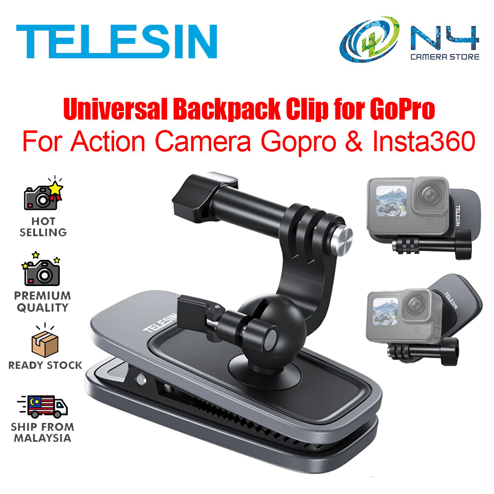 TELESIN GP-JFM-002 Universal Backpack Clip for GoPro / Action Camera ...
