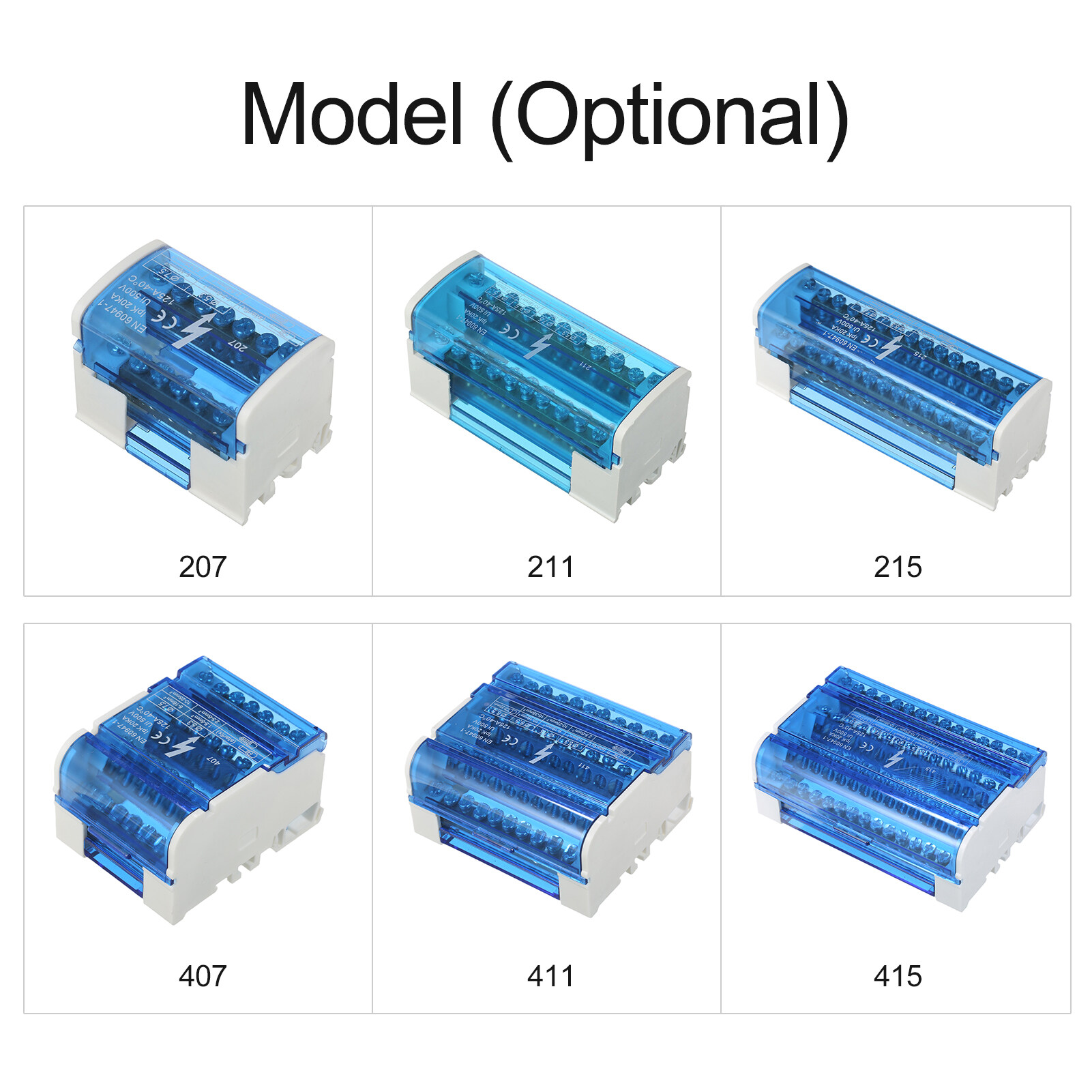 KKmoon Terminal กล่องกระจายการเชื่อมต่อกล่องหัวต่อกล่องพร้อมฝาครอบ Din ...