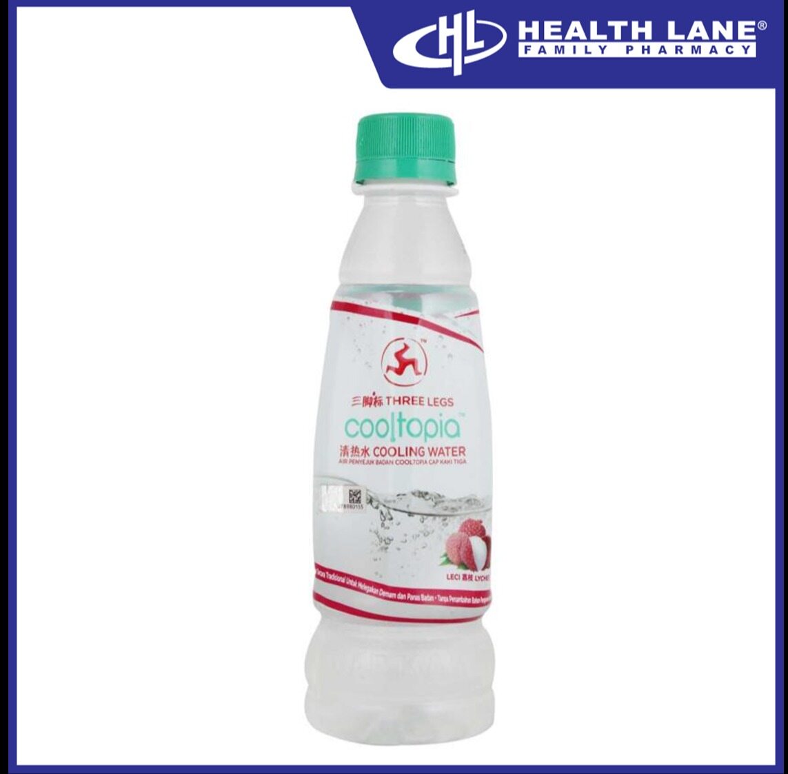 THREE LEGS COOLTOPIA COOLING WATER - LYCHEE (320ML) | Lazada