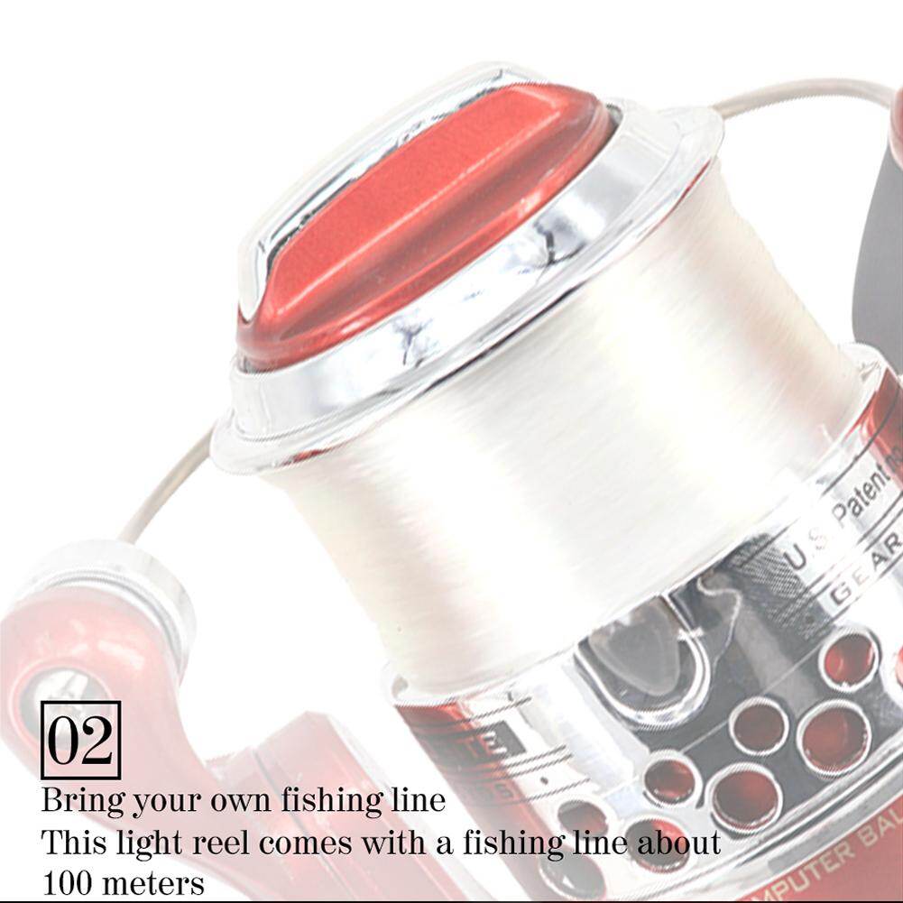 JETAN รอกตกปลาเรืองแสงพร้อมสายรอกตกปลาคันเบ็ดตกปลาทะเล - jetan9526 ...