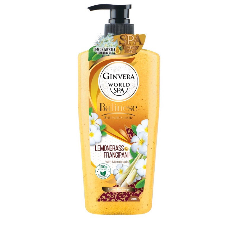 Ginvera World Spa English Shower Scrub 750ml | Lazada