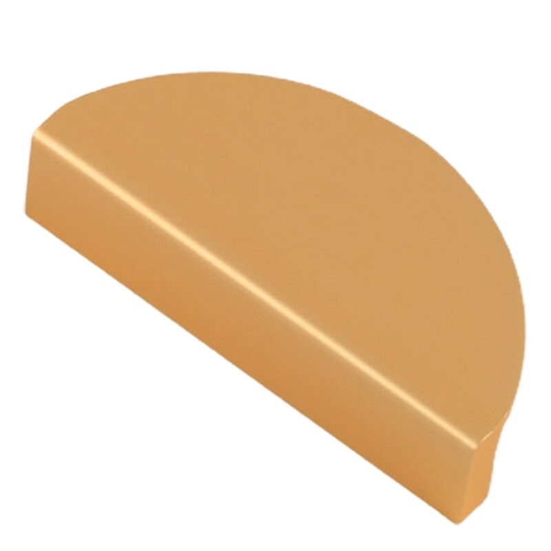 Wardrobe Door Aluminum Alloy Handle Half Circle Moon Pulls Bedroom ...