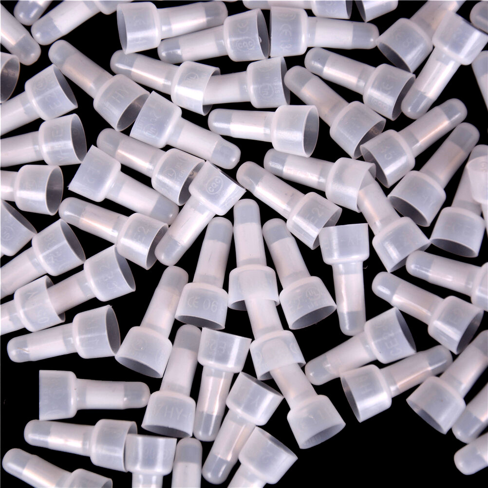 Ruyie JTC 100pcs Closed End Crimp Caps Electrical Wire Terminals ...