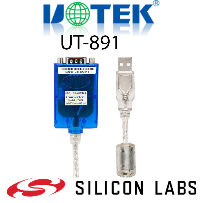 UOTEK USB to RS485 RS422 UT-890A FTDI UT-891 CP210x DB9 serial Converter UT-890 UTEK MY RS-485 ...