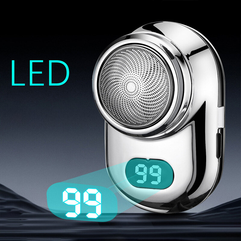 TH GORGEOUS Electric Razor Mini Shaver Travel USB Rechargeable Head ...