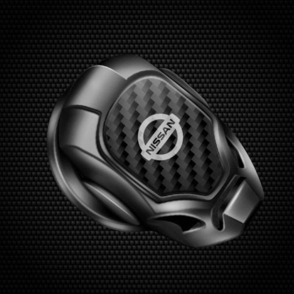 Car Push Start Button Cover Keyless Engine Start Stop Button Carbon ...