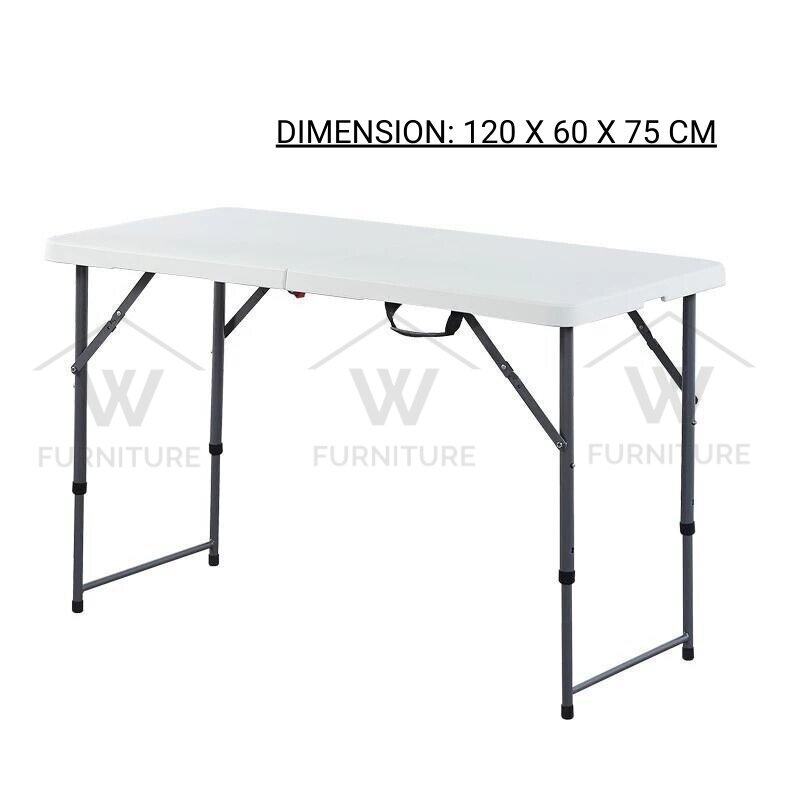 WFURNITURE Multipurpose 4ft 6ft Folding Table Catering/Buffet ...