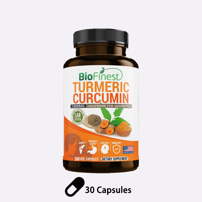 Turmeric Curcumin 1500 Mg - Natural Support for Joint Health and Relief ...
