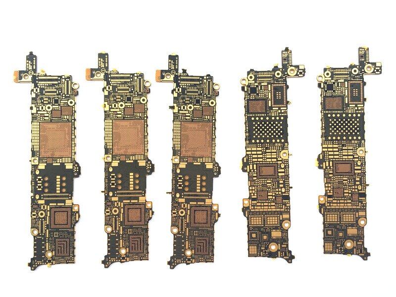 เปลือยเมนบอร์ดสำหรับ Iphone 4S 5 5C 5S 6 6Plus 6S 6Splus 7 7P 8 8P X ...