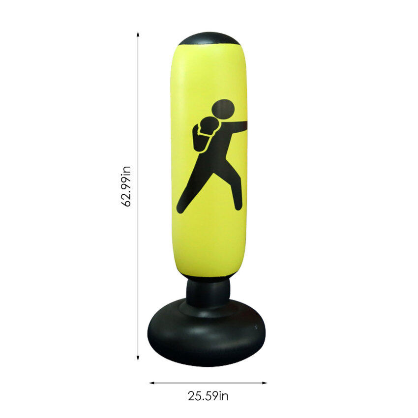 160Cm Inflatableกระสอบทรายเด็กผู้ใหญ่มวยPunching Bag Kick Punching PVC ...