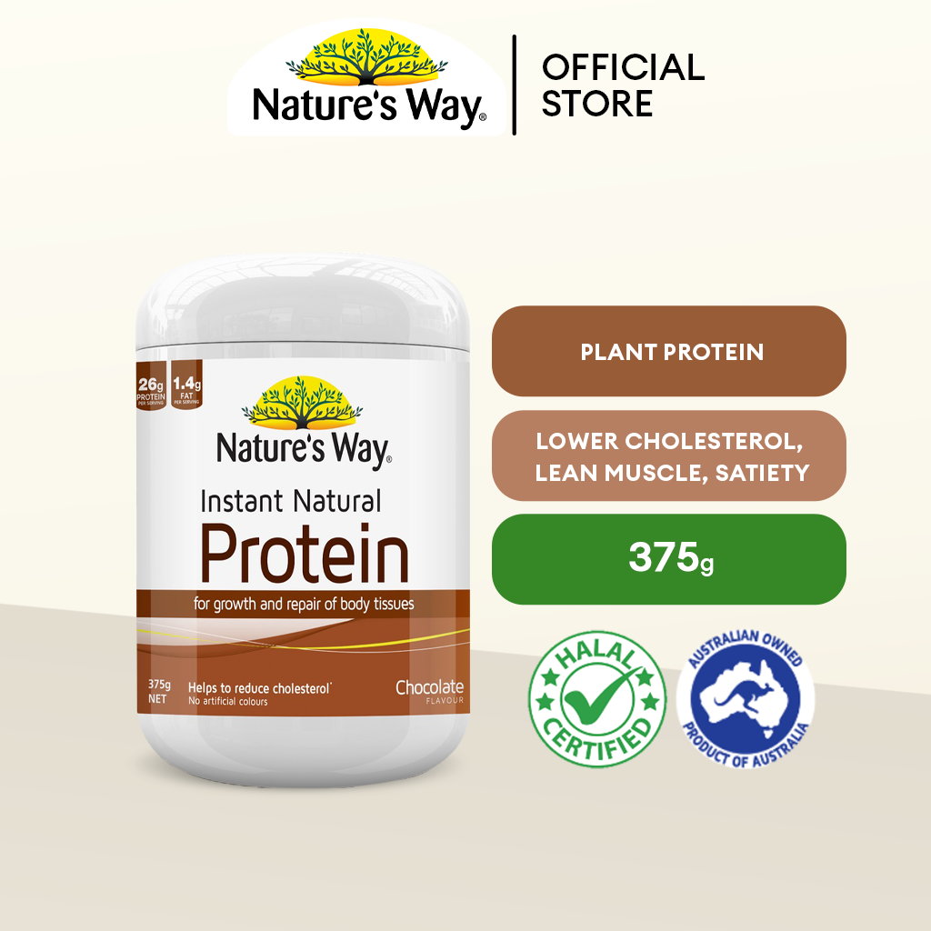 Nature's Way Instant Natural Protein Chocolate Powder 375g | Lazada