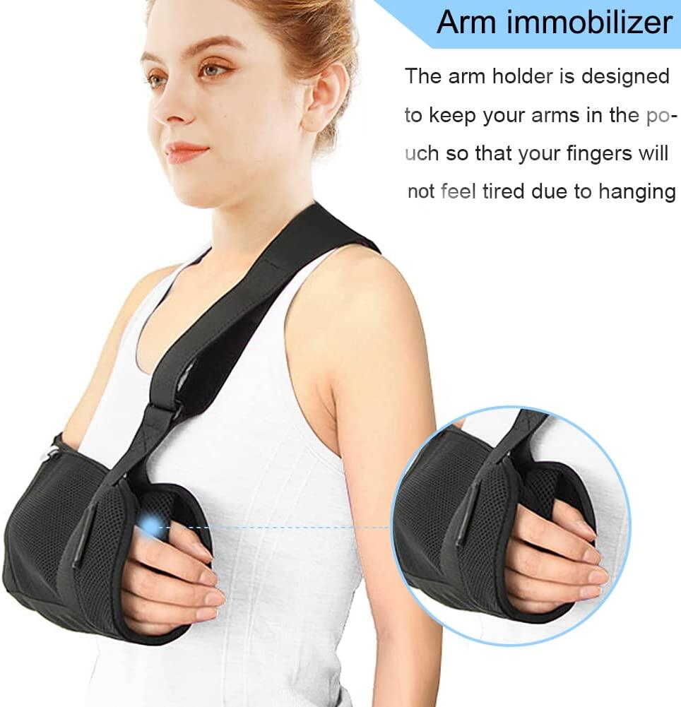 Arm Sling With Split Strap For BrokenFractured Bones Arm Sling Shoulder ...