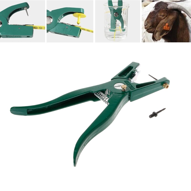 Ear Tag Pliers Livestock Control Device Swine Cow Sheep Identification ...