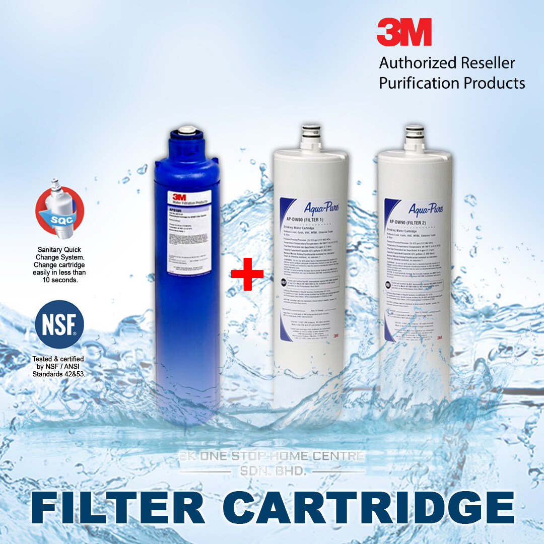 3M AP910R + DWS80/90 Replacement Cartridge (For AP902 Outdoor Water ...