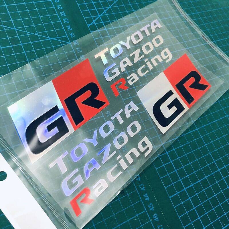 STICKER GR GAZOO / CAR STICKER / STICKER KERETA / STICKER GAZOO ...