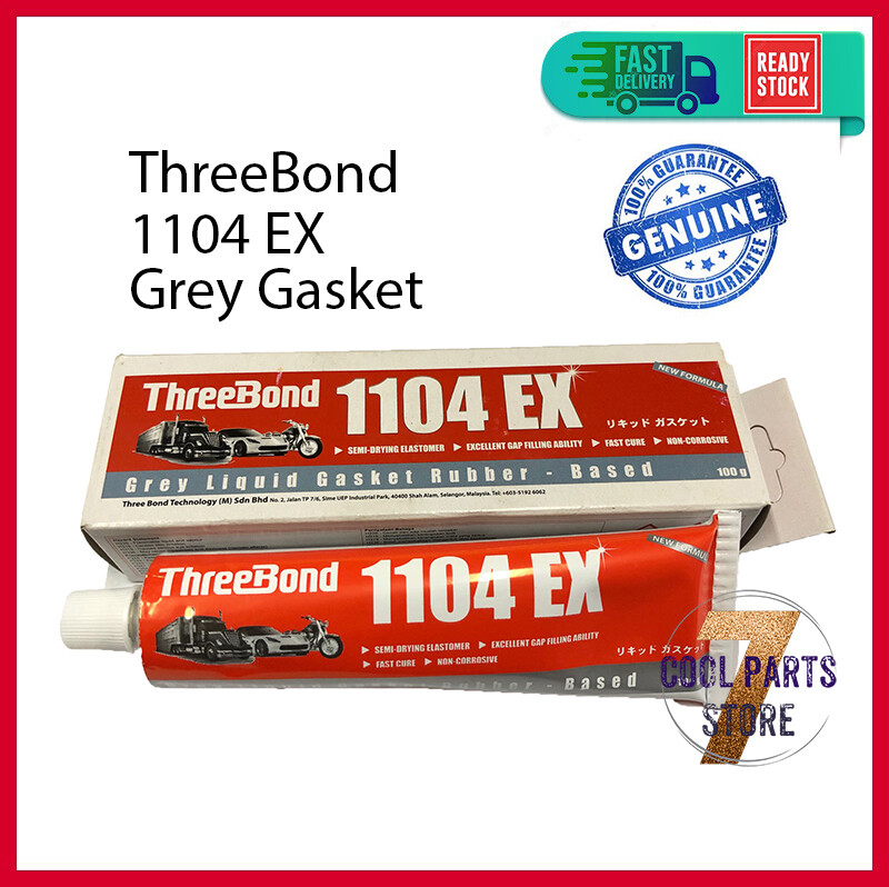 ThreeBond Gasket Rubber 1104EX Gasket Grey - 100GM | Lazada