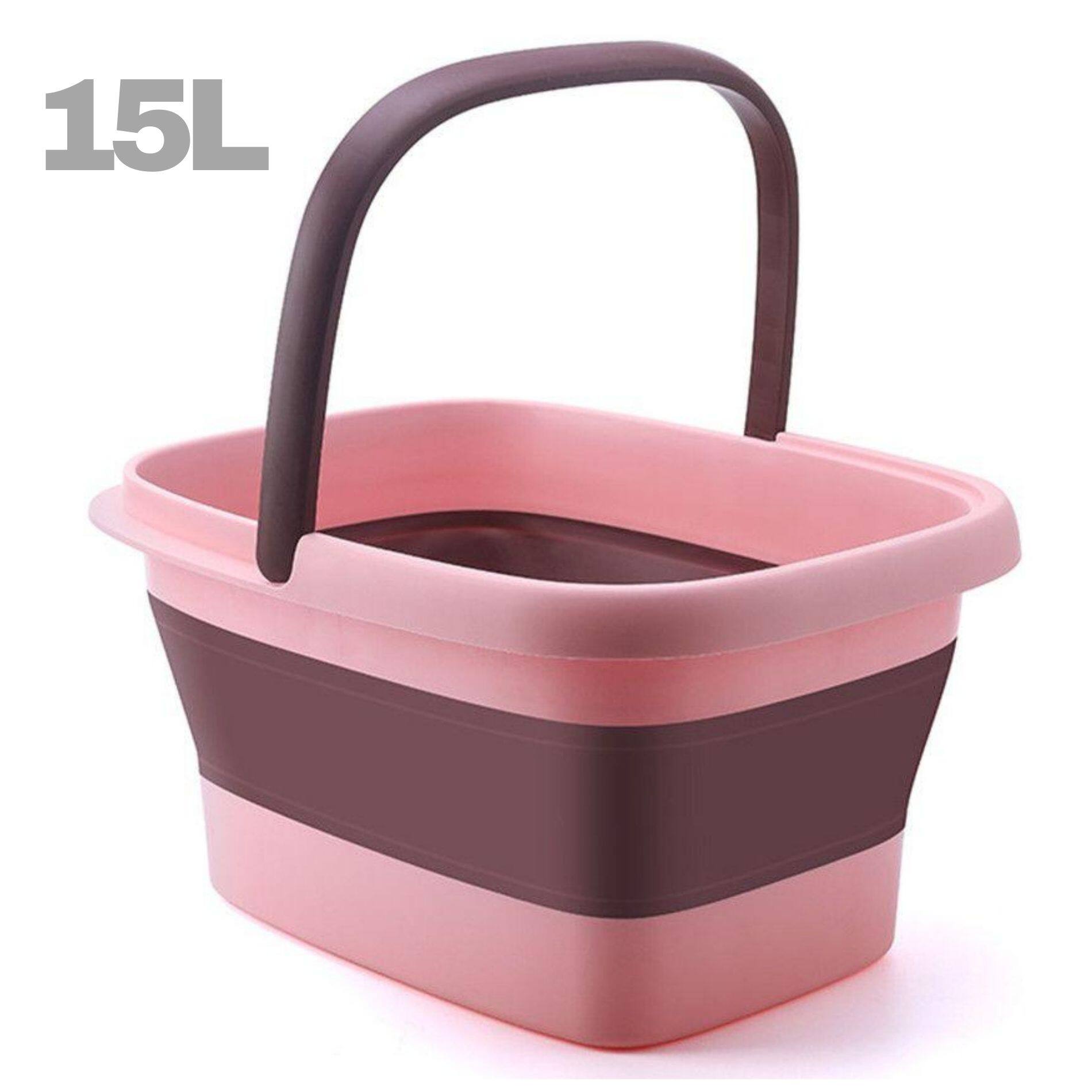 BKK 10L 15L Foldable Pail Bucket Baldi Lipat Collapsible Foldable ...