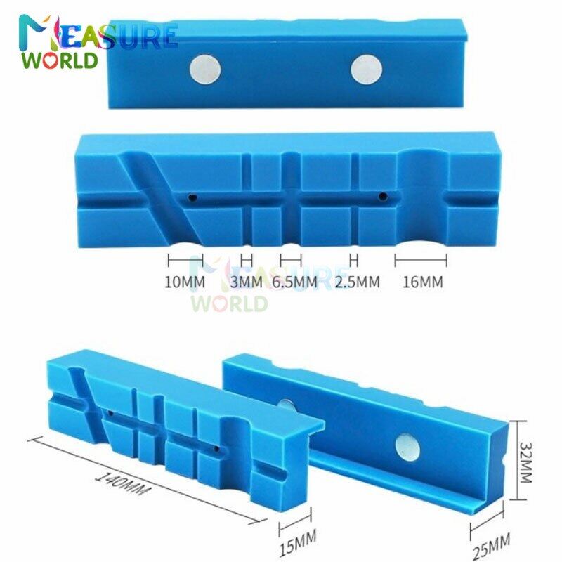 Multipurpose Aluminum Vise Soft Jaws Magnetic Vice Jaws Pads Rubber ...