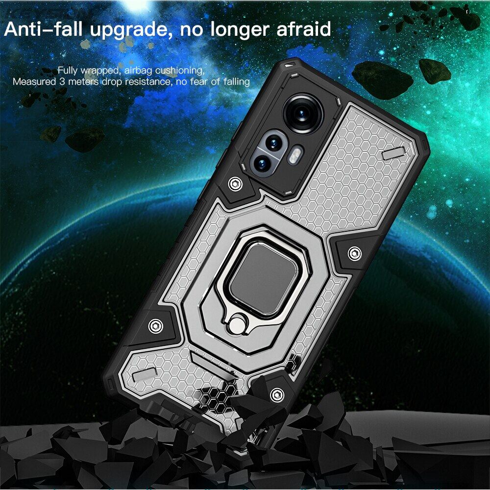 KEYSION เคสกันกระแทกสำหรับ Xiaomi Mi 12 12X 12 Pro 5G แหวนใสโทรศัพท์ฝาหลังสำหรับเล่นเกม Redmi 10 ...