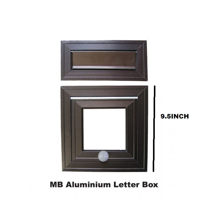 Aluminium Letter Box NA OR MB 9,5" x 9.5"/Peti Surat Aluminium (Panel ...