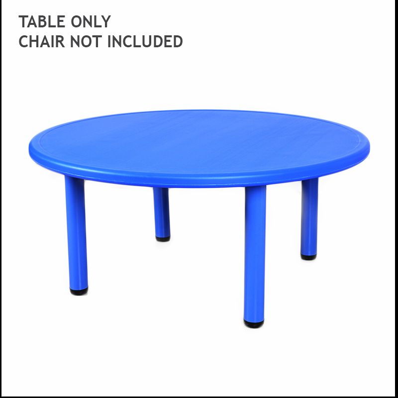 High Quality Kindergarten Round Kids Table Steel Leg Children Round ...