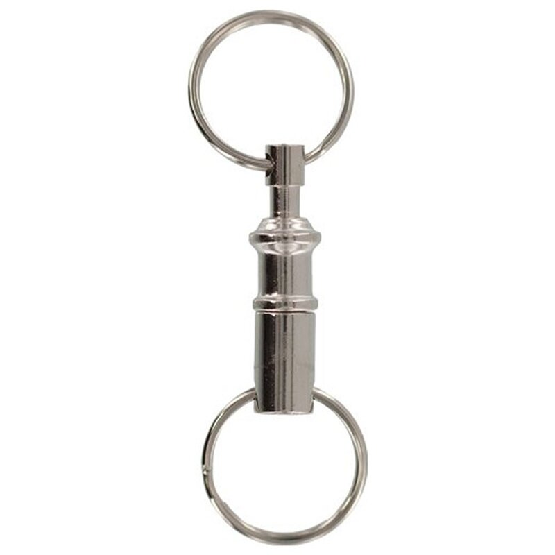 VOLEN New Dual Key Ring Snap Lock Holder Detachable Pull-Apart Key ...