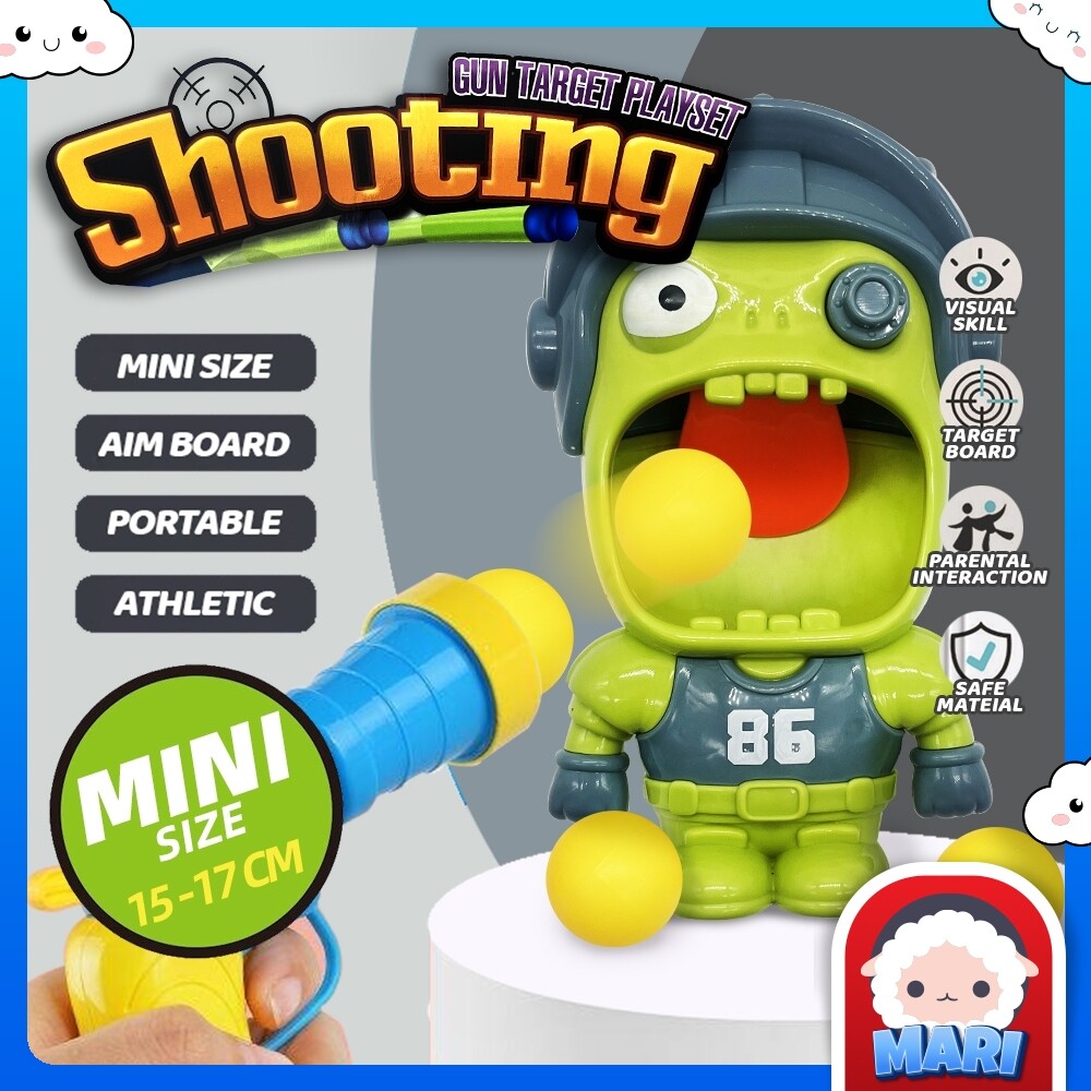 MINI Target Aim Board Portable Small Ball Children Blaster Toy Air ...