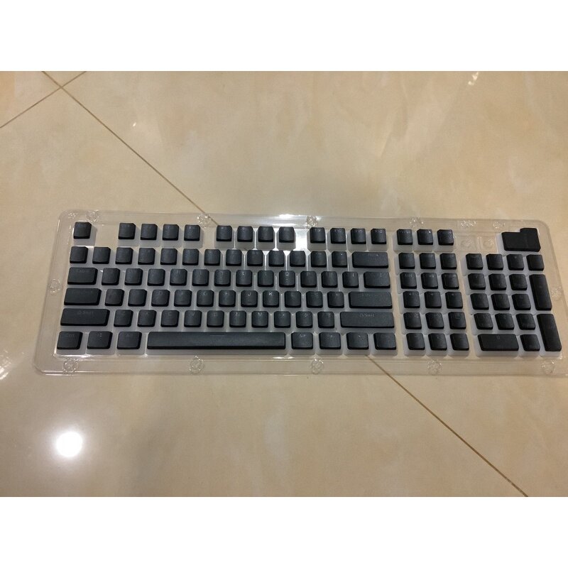 108 Double Shot PBT pudding keycap / 108 PBT Double Shot Shine Through ...