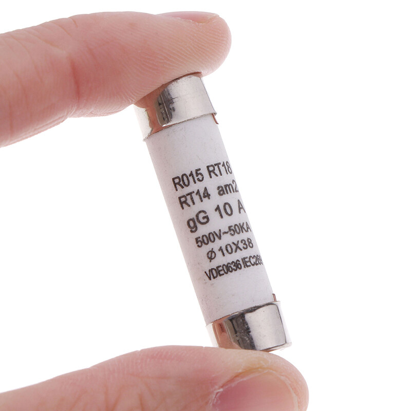 10Pcs Fast blow Ceramic Fuse 10x38mm Fuse R015 10A 500V - fuyuantang ...