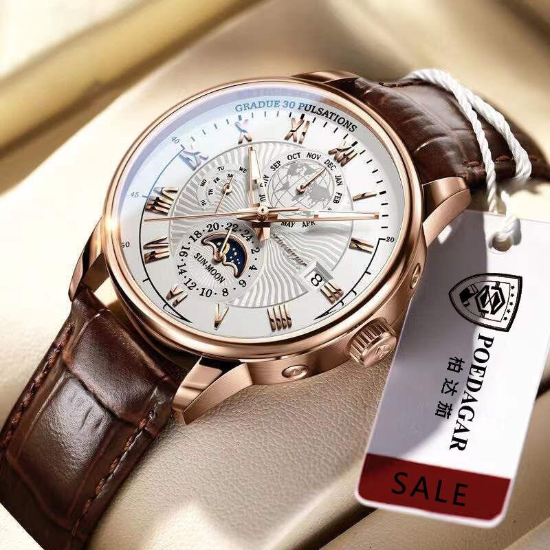 POSHI Top Brand Men's Watch original japan waterproof Fashion ...