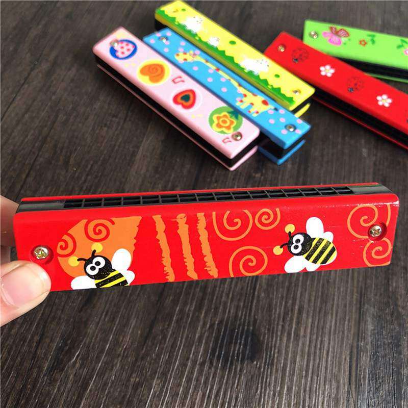 16 Holes Harmonica Diatonic Blues Harp Woodwind music instrument ...