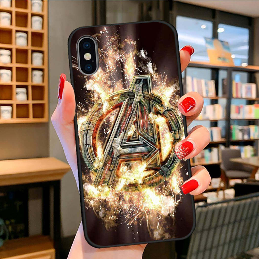 เคสซิลิโคนนิ่ม Marvel Iron Man 69PO,สำหรับ Iphone 11 12 13 Pro XS Max ...