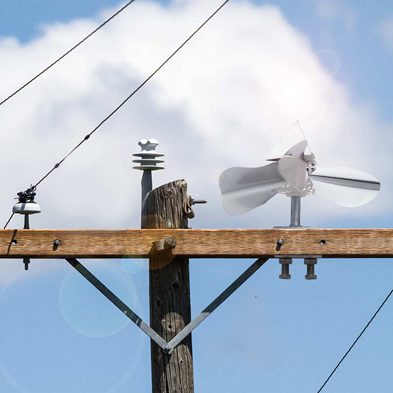 Stainless Steel Bird Pigeon Crow Deterrent Garden Repeller Scarer Wind ...