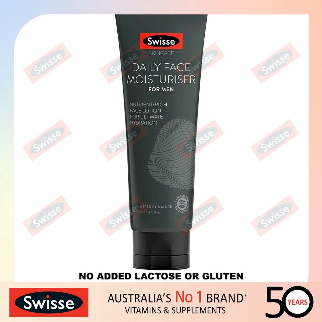 SWISSE Daily Face Moisturiser For Men (120ml) | Lazada