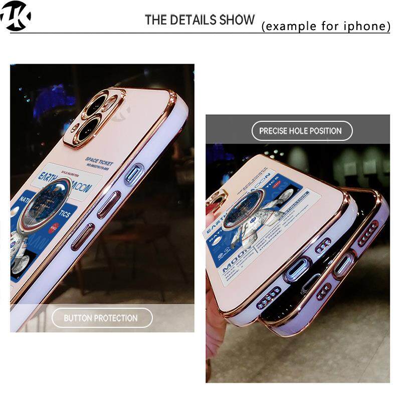 Electroplated เคสโทรศัพท์ Infinix Hot 11s 11 NFC X662 X6812 Astronot ...