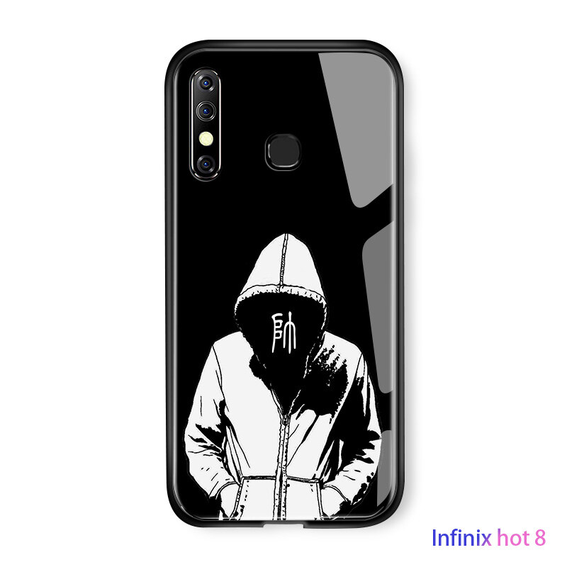 UCUCเคสสำหรับInfinix Hot 8 CC7,เคสโทรศัพท์มือถือแบบกระจกX650 X650Cเค ...