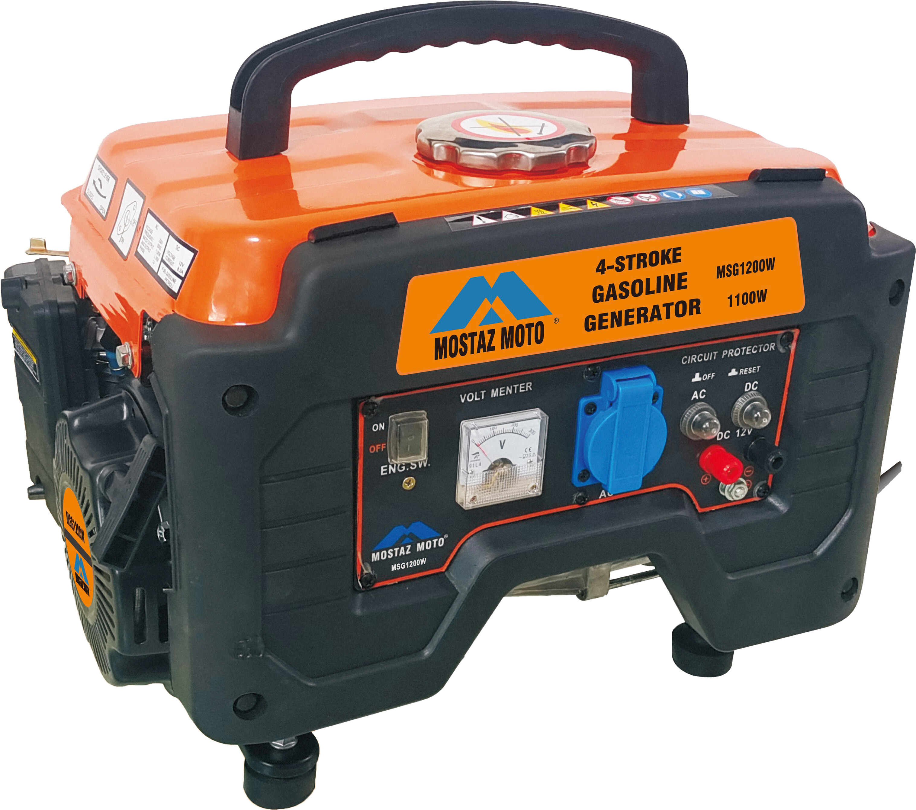 Mostaz Moto MSG1200W 4 Stroke Gasoline Generator | Lazada