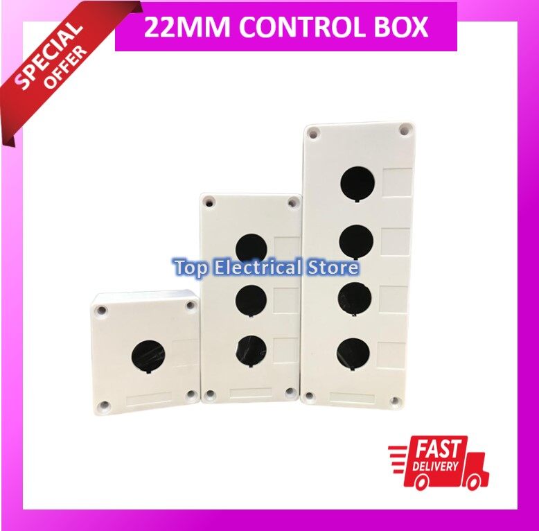 22MM HOLE SWITCH BOX PVC CONTROL BOX PUSH BUTTON SWITCH CONTROL BOX ...
