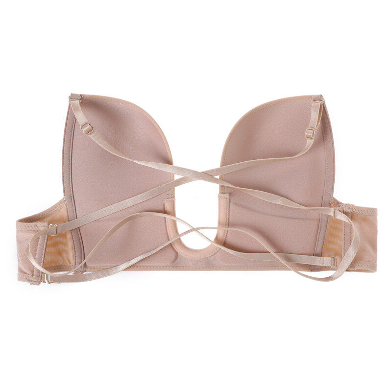 Beautyer ผู้หญิง Deep-V Push Up Bra ที่มองไม่เห็นชุดชั้นในสำหรับชุด ...