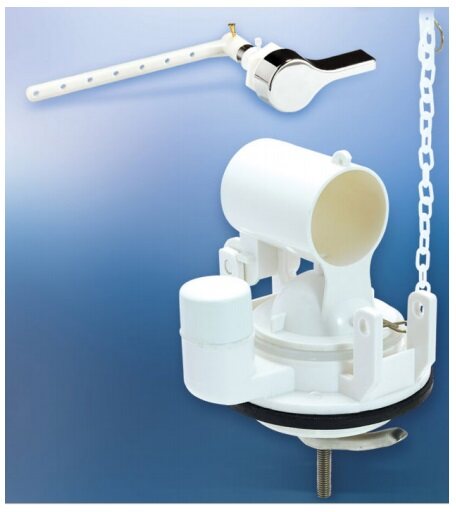 Injap Tandas Front / Side Lever Flapper Outlet Valve Toilet Outlet ...