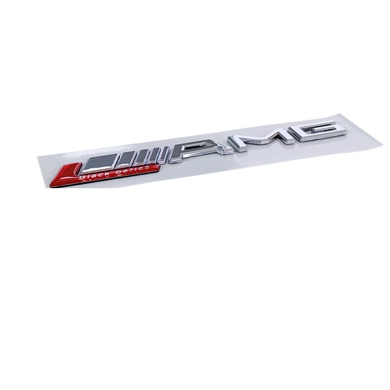 For Mercedes Benz Black Series AMG emblem 3D sticker Rear trunk logo ...