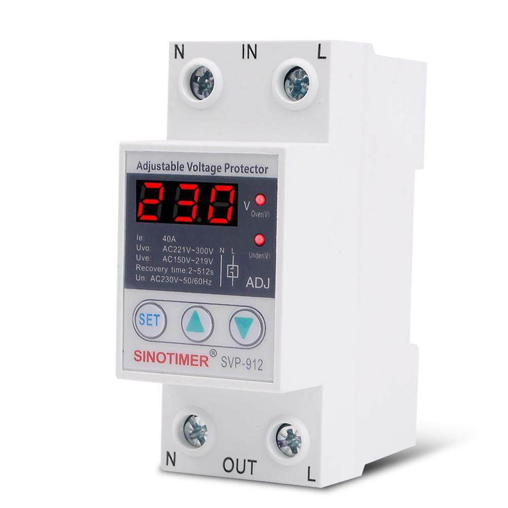 SVP-912 Overvoltage Undervoltage Protective Device Reset Protector Relay - Bside Tool Store ...