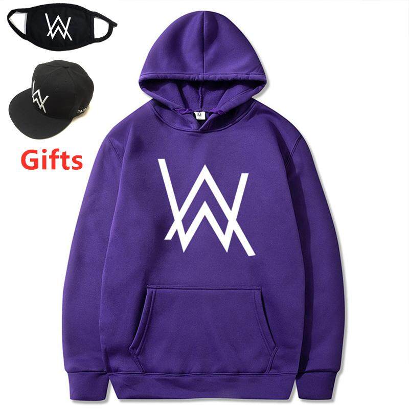 หมวกและหน้ากากของขวัญ Alan Walker Hoodies เสื้อผู้ชายผู้หญิงสาว Hip Hop ...
